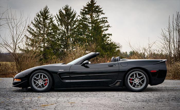 Corvettes for Sale: Custom 2001 Corvette Z06 Convertible Conversion ...