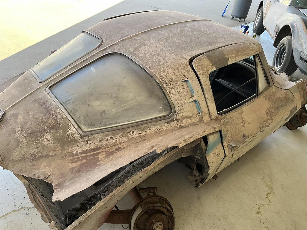 Corvettes for Sale: No Reserve 1963 Corvette Split Window Project on ...