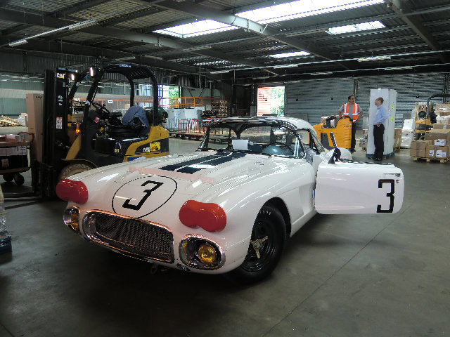 The #3 Briggs Cunningham Corvette Arrives in France for 50th ...