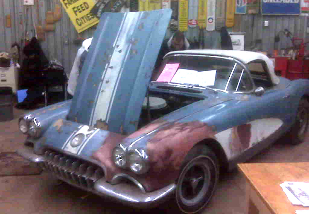 Auction Results: High Price Paid for '58 Corvette Barn Car - Corvette ...
