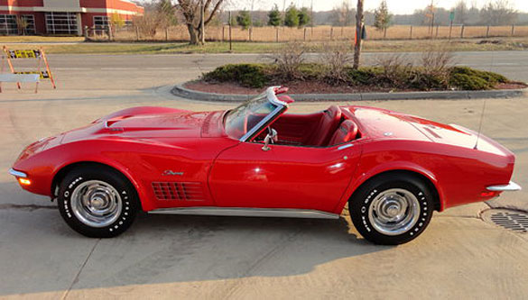 Red on Red 1971 LS6 Convertible Headed to Russo and Steele Scottsdale ...