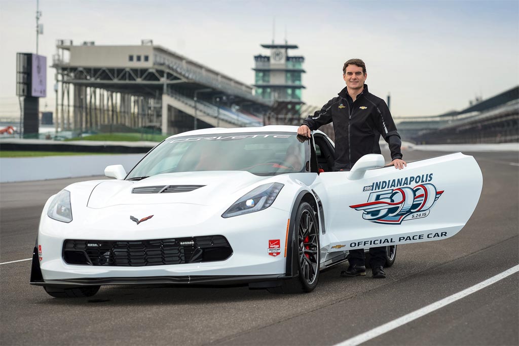 [VIDEO] Jeff Gordon Drives the 2015 Corvette Z06 Indy 500 Pace Car ...