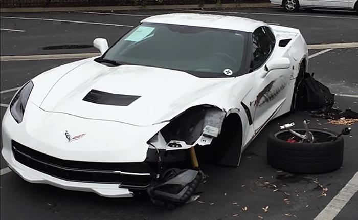 [ACCIDENT] Walk Around of a C7 Corvette Stingray Hit by a Drunk Driver ...