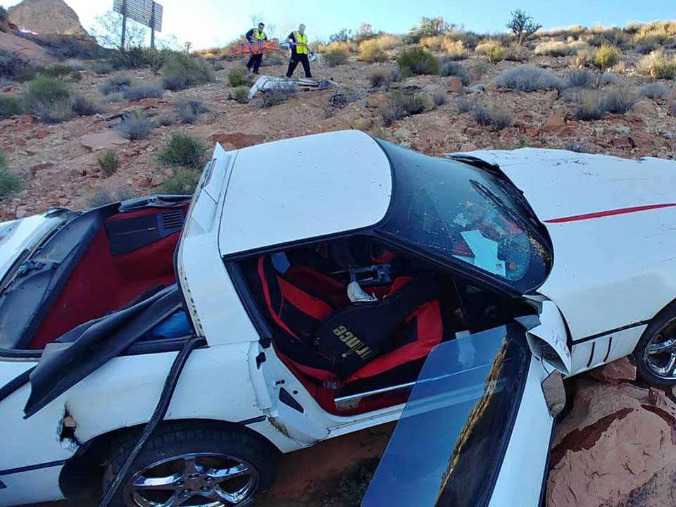 [ACCIDENT] C4 Corvette Plummets 150 Feet Down a Rocky Mountain in ...