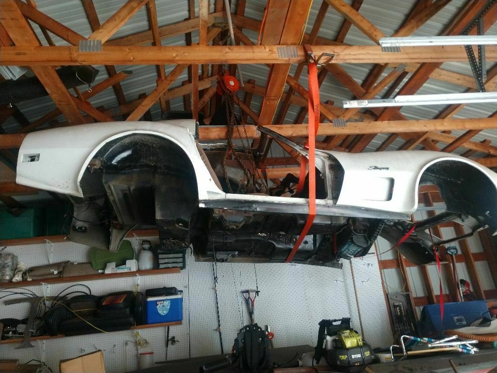 Corvettes on eBay: This 1975 Corvette and Frame is our First 'Rafter ...