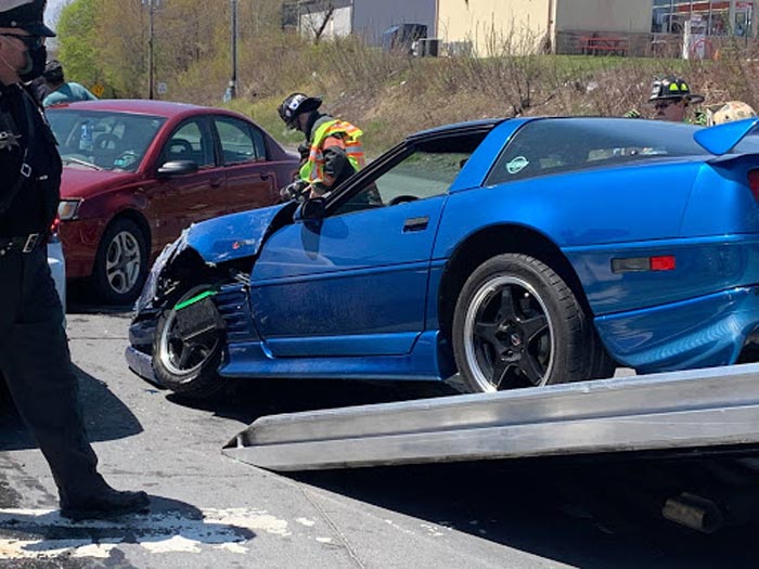 [ACCIDENT] Custom C4 Corvette Struck By Red Light Runner in ...