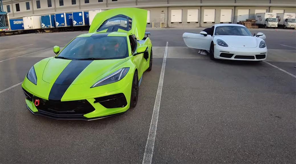[VIDEO] C8 Corvette Takes on a Porsche Cayman S on the Autocross ...