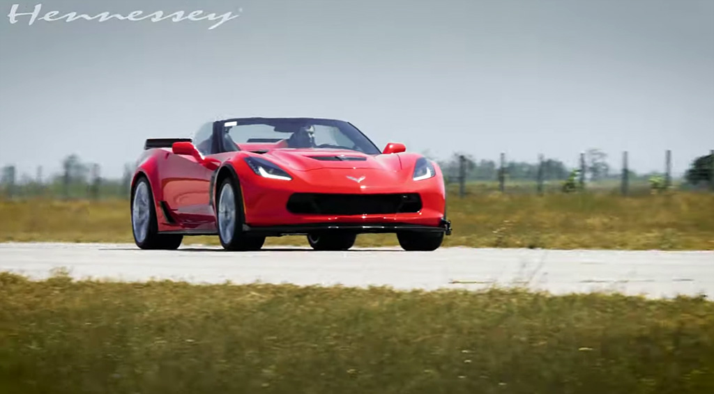 [VIDEO] Enjoy the Sounds of Hennessey's HPE850 C7 Corvette Z06 at Wide ...