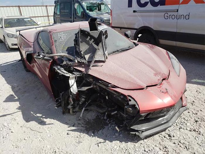 [PICS] Crashed 2021 Corvette at Copart Should be Offered at 'Half-Off ...