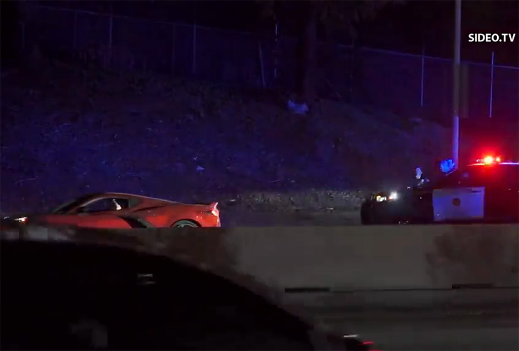 [VIDEO] Suspected DUI Driver in a Red Mist C8 Corvette Leads California ...
