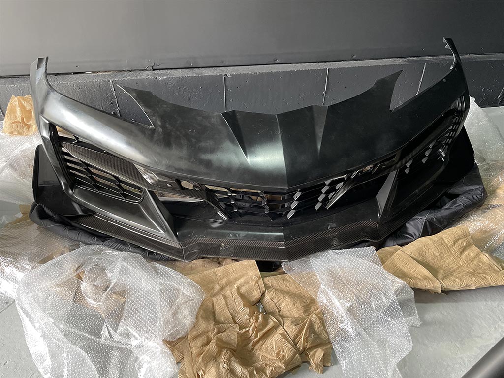 A Corvette Enthusiast Bought This C8 Corvette Z06 Front Fascia and We ...