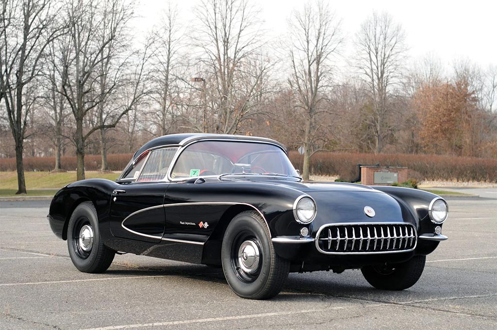Corvettes for Sale: Black 1957 Fuelie Corvette Offered on Bring A ...