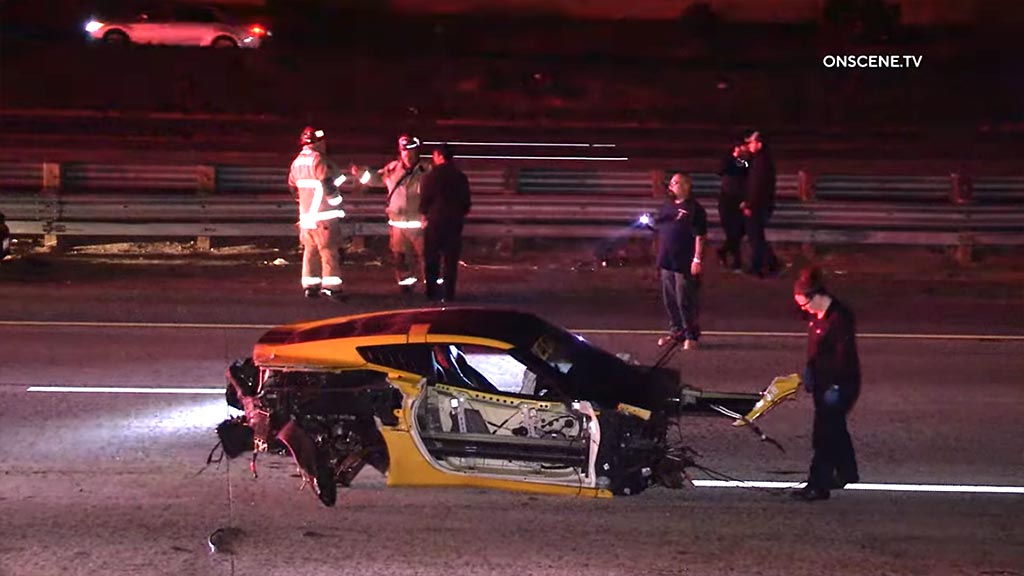 [ACCIDENT] C7 Corvette Jettisons its V8 Engine in Highway Crash ...