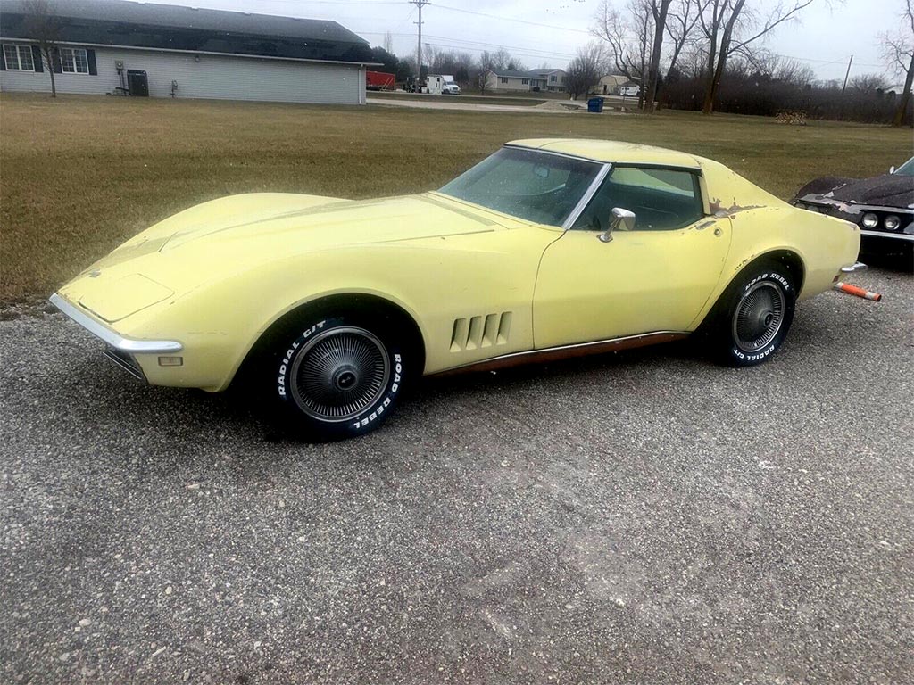 Corvettes for Sale: 1968 Corvette Barn Find Just Out of Storage ...