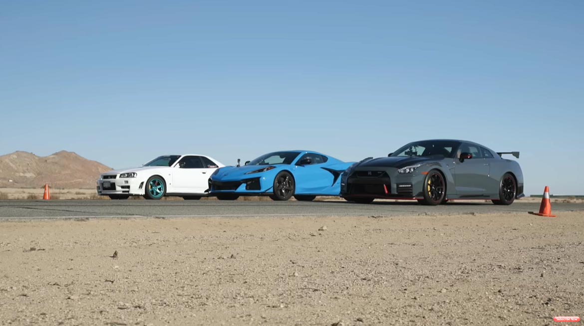 [VIDEO] Throttle House Races the C8 Corvette Z06 vs a GTR NISMO and a ...