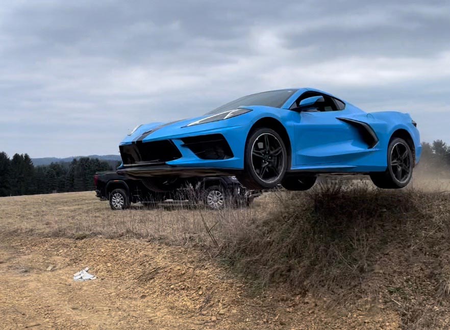 Here's Another C8 Corvette Stingray That Thinks It Can Fly ...