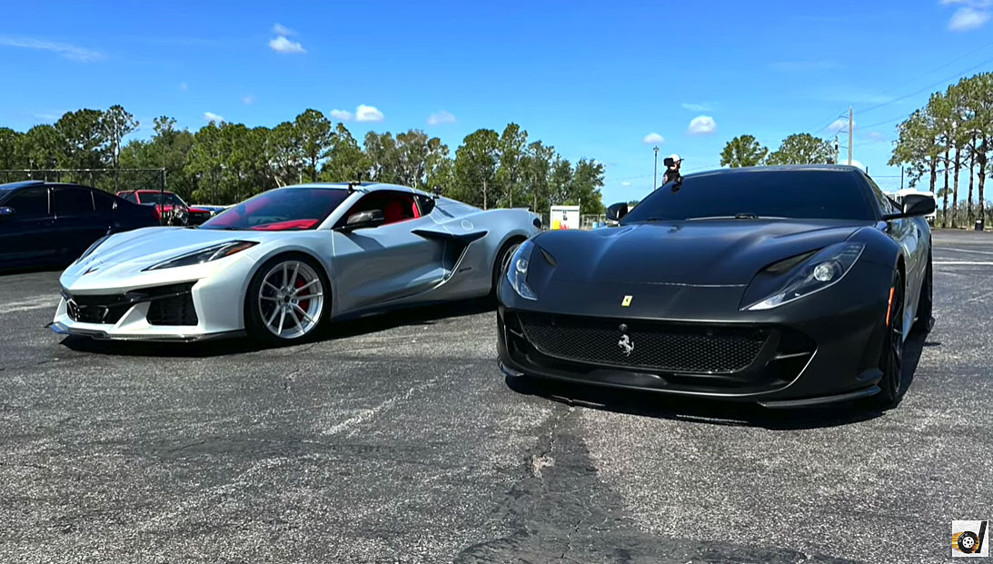 [VIDEO] Ferrari Killer? Corvette Z06 Takes on a Ferrari 812 Superfast ...