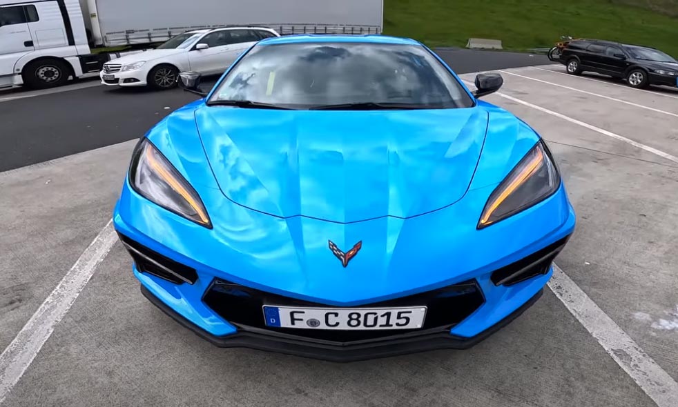 [VIDEO] C8 Corvette Stingray Stretches its Legs on the German Autobahn ...