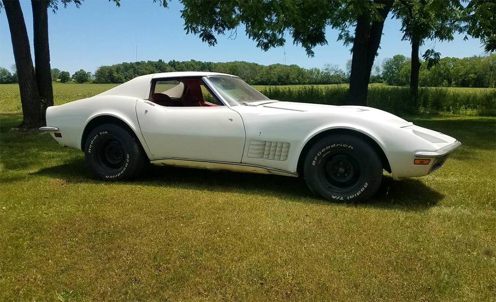 Corvettes for Sale: 1970 Corvette Barn Find Stored for 32 Years ...