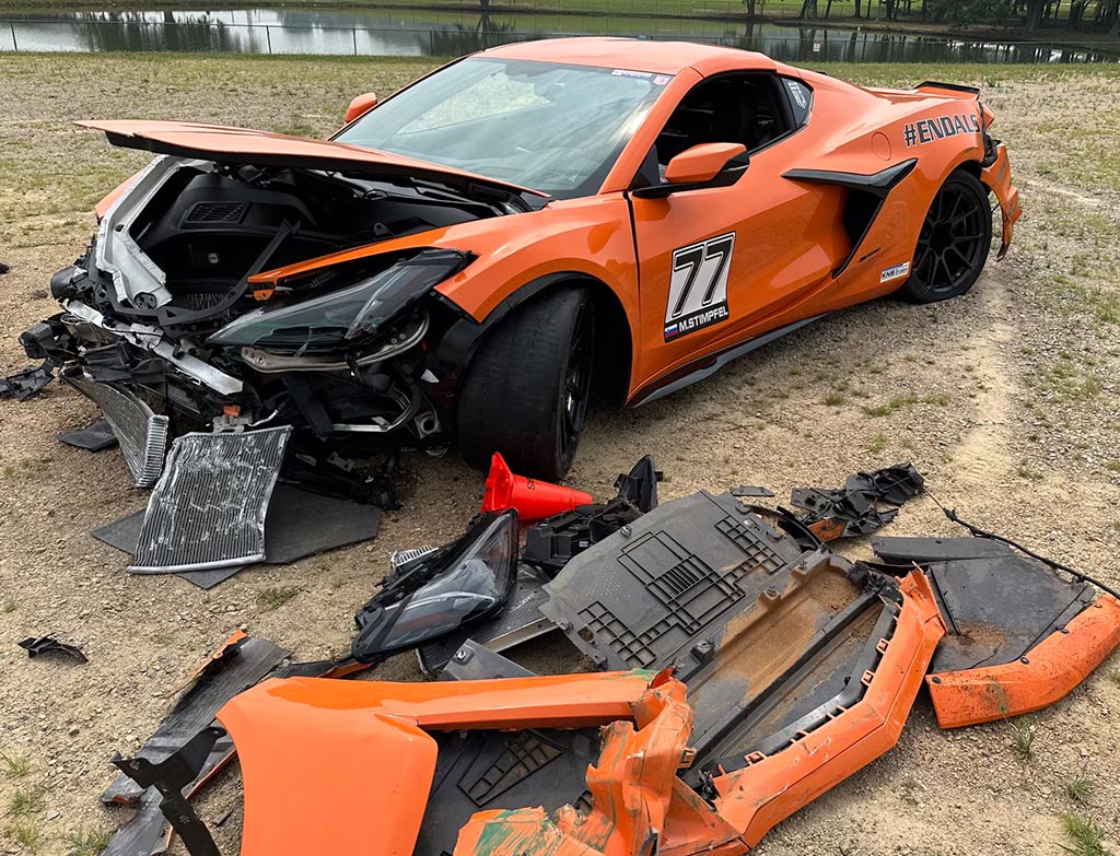 [VIDEO] C8 Corvette Z06 Crashes Hard During Track Session at VIR ...