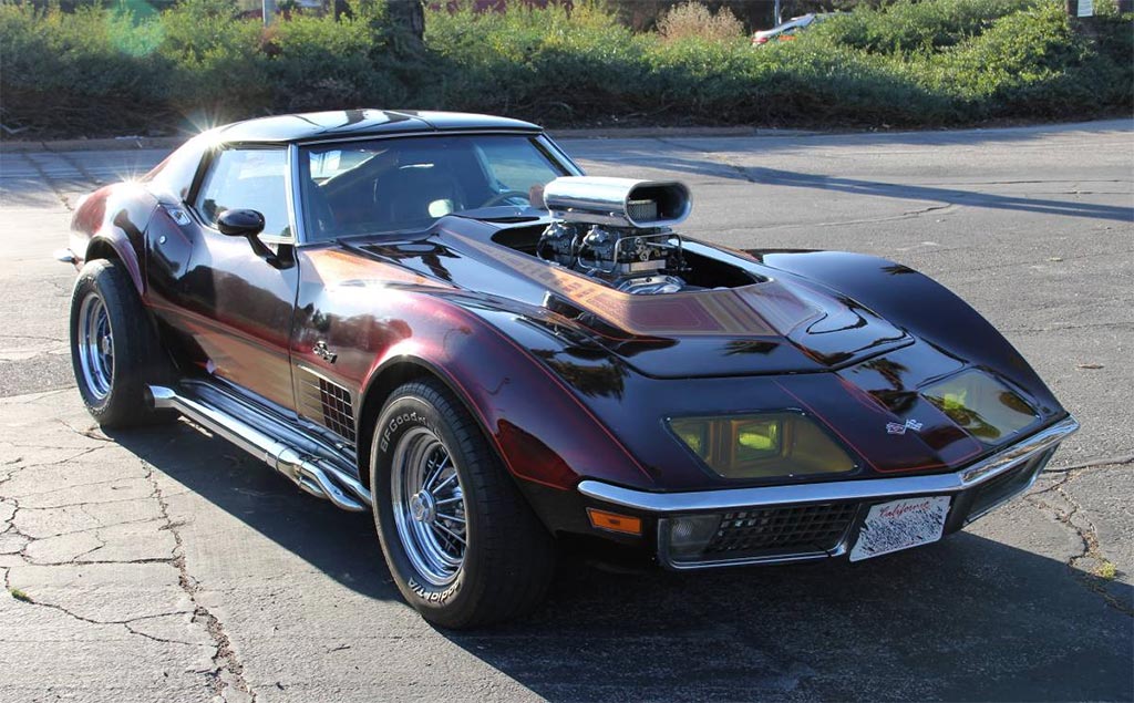 Corvettes for Sale: Supercharged 1970 Corvette is a Real Life Hot ...