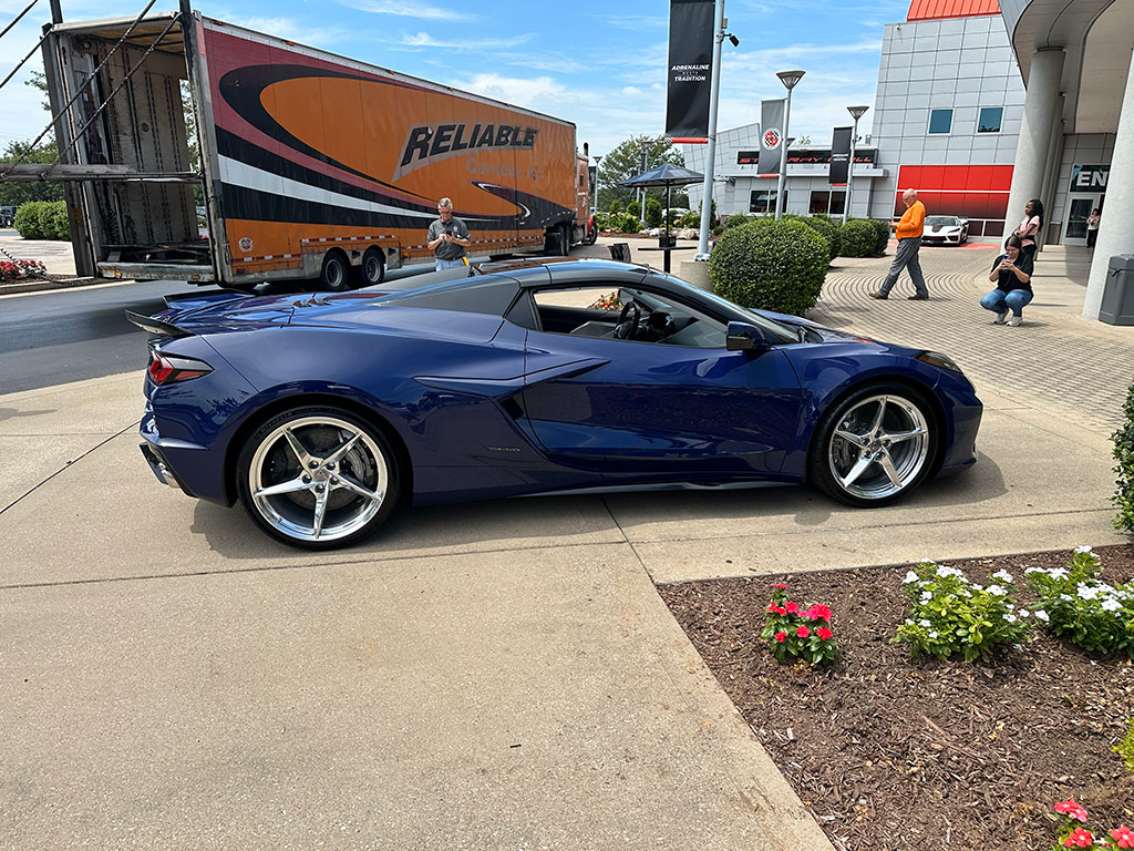 [PICS] 2025 Corvette E-Ray in Hysteria Purple Metallic at the NCM ...