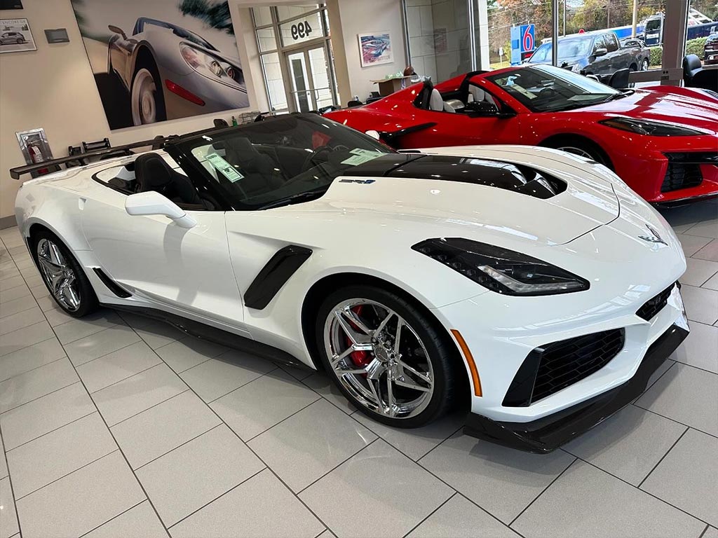 Corvettes for Sale: One-Owner 2019 Corvette ZR1 Convertible Offered by ...