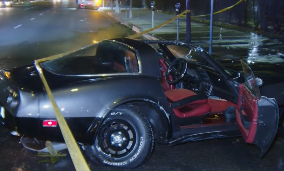 [ACCIDENT] C3 Corvette Gets Drenched After Driver Hits a Fire Hydrant ...