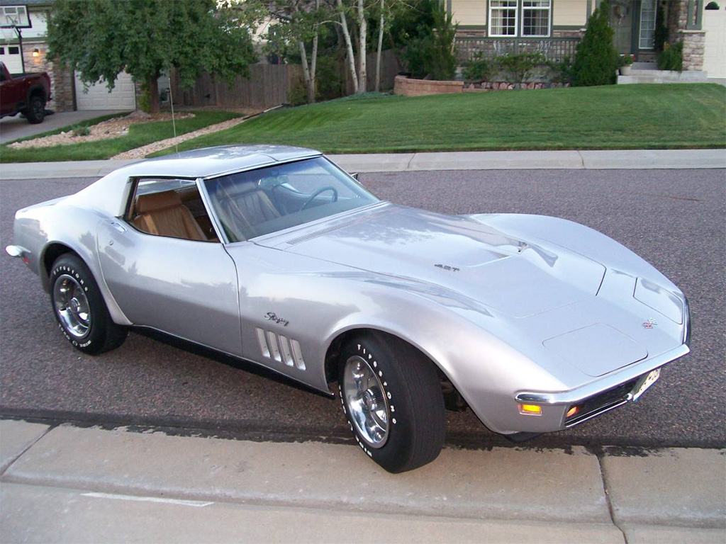Corvettes for Sale: Cortez Silver 1969 Corvette with a 454ci V8 ...