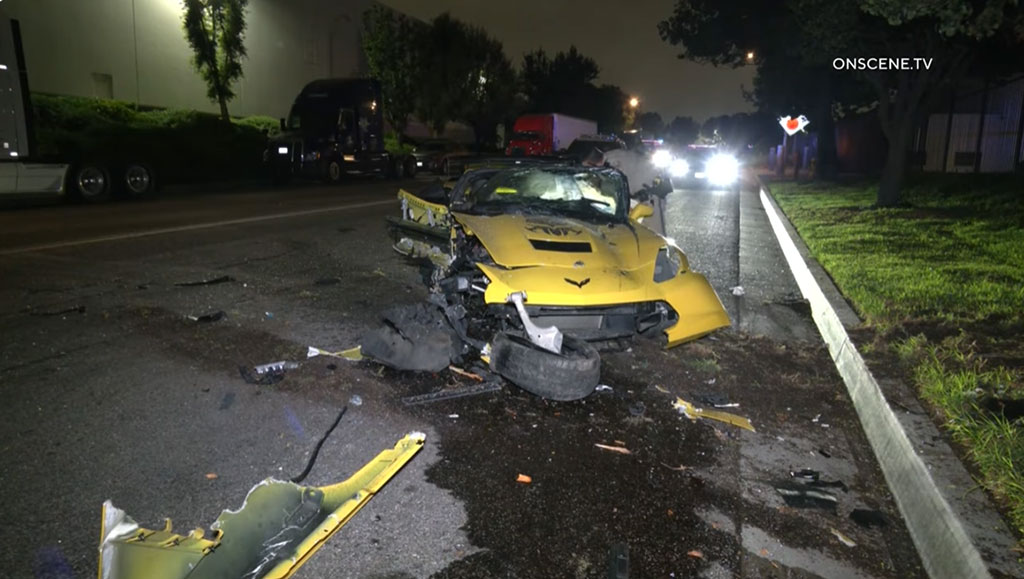 [ACCIDENT] C7 Corvette Driver Injured in High-Speed Pursuit Crash ...