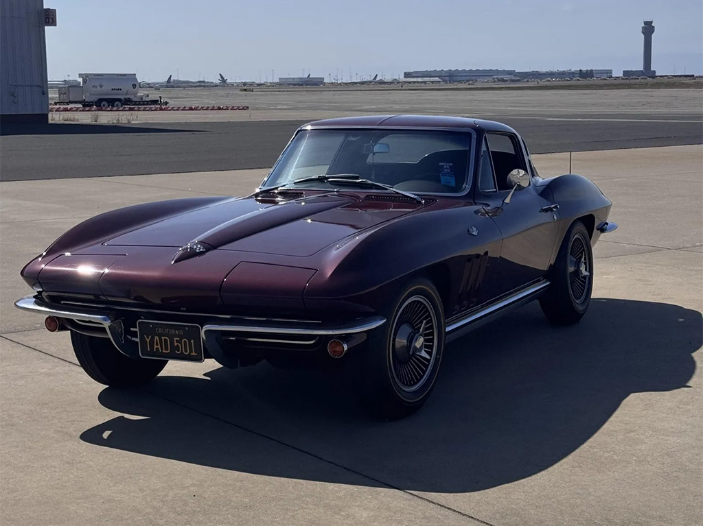 Corvettes for Sale: Milano Maroon 1965 Corvette Sport Coupe on BaT ...