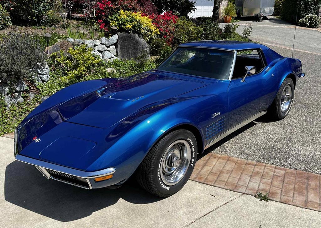 Corvettes for Sale: 1971 Corvette Stingray with LS5 V8 and Factory Air ...