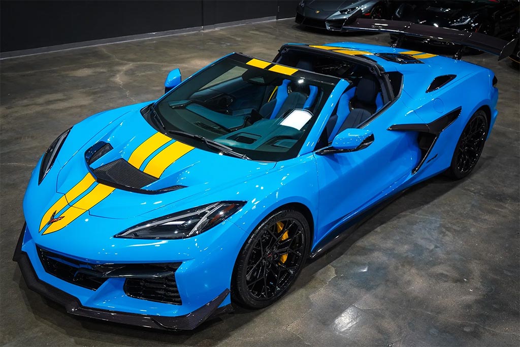 Corvettes for Sale: One of the Nine Rapid Blue C8 ZR1s that'll Ever be ...