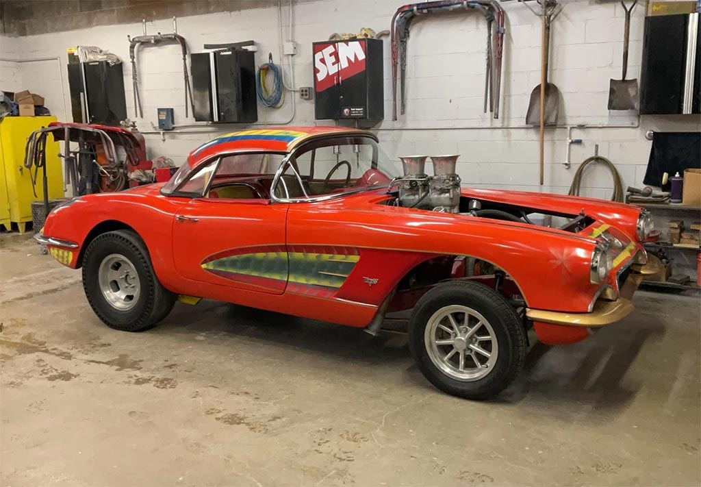 Corvettes for Sale: 1960 Corvette Gasser with Custom Paint on eBay ...